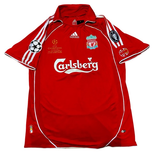 adidas | Shirts | 708 Retro Liverpool Ucl Final Home Kit Steven Gerrard ...